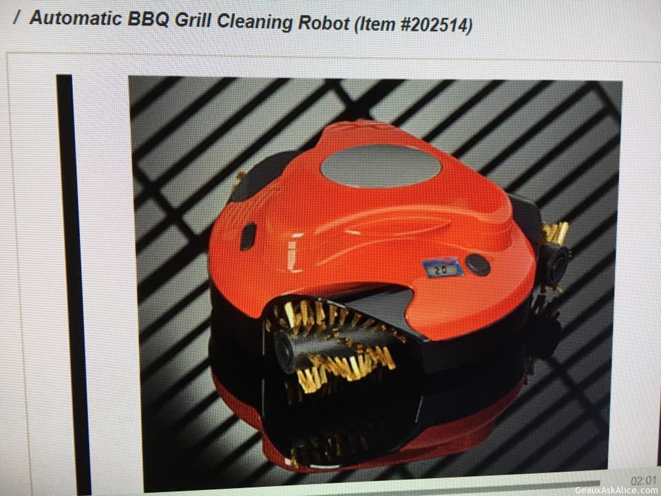 Automatic BBQ Grill Cleaning Robot | Geaux Ask Alice!